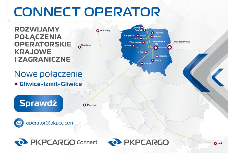 Intermodalny pociąg operatorski PKP Cargo Connect dojedzie aż do Turcji ...